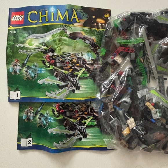 Lego | Toys | Lego Green And Black Building Set Chima Series | Poshmark